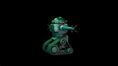 3d Model Robobrain Fallout 4k Texture Vr Ar Low Poly Cgtrader