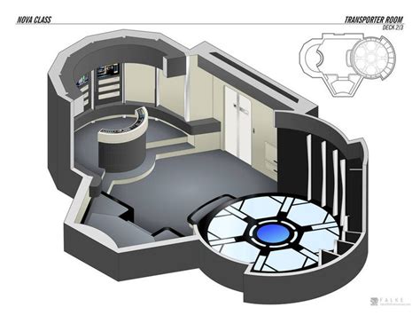 Nova Class Transporter Room By Falke2009 Star Trek Ships Star Trek Starships Star Trek