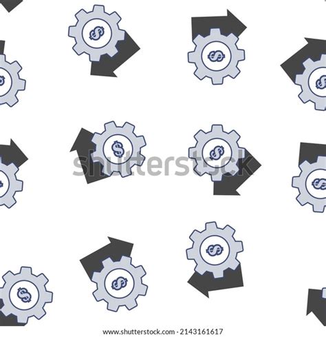 Cost Reduction Vector Icon Seamless Pattern Stock Vector Royalty Free 2143161617 Shutterstock