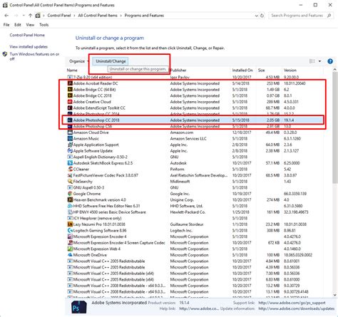 Solved How Do I Uninstall Photoshop Adobe Community 9815136