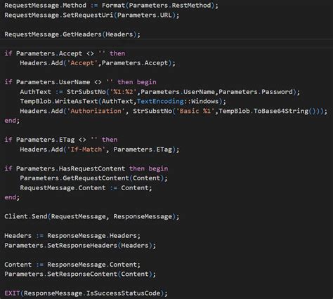 Al Web Service Examples Kauffmann Dynamics 365 Business Central