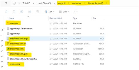 C Publish Blazor Server Side Net 8 To Iis Stack Overflow