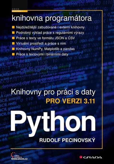 Python Knihovny pro práci s daty KNIHCENTRUM cz