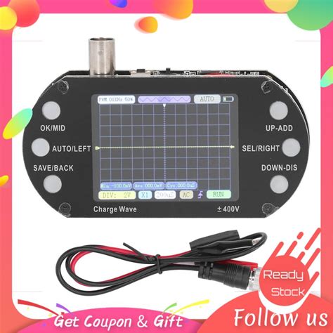 Jieriri Digital Meter Oscilloscope 2 5mhz Sampling 2 4in Tft Display 320x240 Resolution Signal