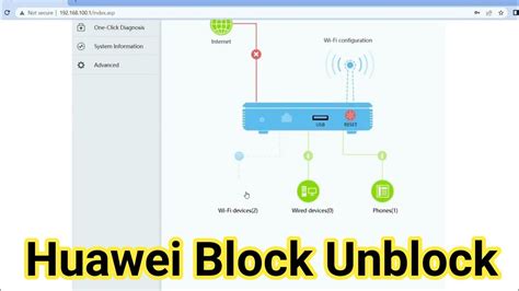 How To Unblock Wifi Users On Huawei Router Huawei Wifi Block User Ko