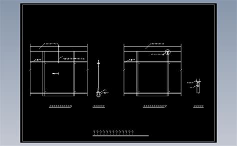 加固施工外架附墙平面示意图 Autocad 模型图纸下载 懒石网