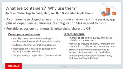 Openworld 2016 Docker Agility In The Cloud Ppt Download