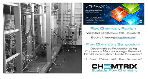 Flowchemistrypavilion Achema24 Flowchemistrypavillion Flowchemistry