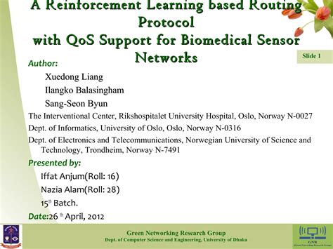 a reinforcement learning based routing protocol with qo s support for