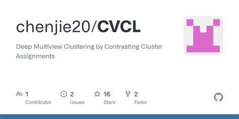 Github Chenjie20cvcl Deep Multiview Clustering By Contrasting Cluster Assignments
