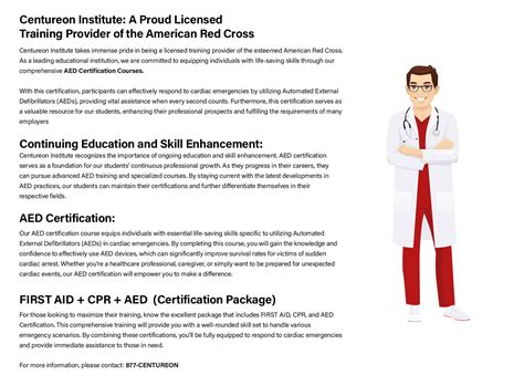 Aed Certification With American Red Cross Centureon Institute Official Website