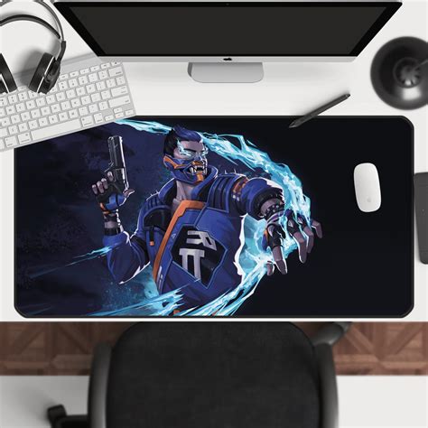 Valorant Yoru Anime Figure Custom Mouse Pad Desk Mat Video Games Valorant Knife Premium