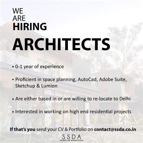 Hiring Architect Interiordesign Hiringnow Saumya Khanna