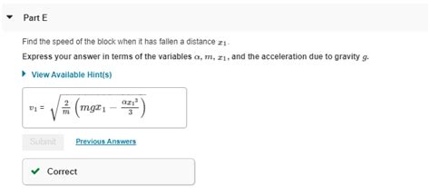 Solved Bridging Problem A Spring That Disobeys Hooke S Law Chegg