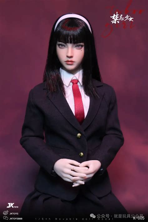 Jktoys 16富江：双可动眼头雕，诡异妖艳的邪恶之花！ 知乎