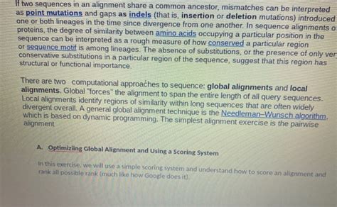 Solved Bio 332 Bioinformatics Exercise 2 An Exercise On