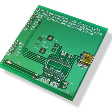 PUB Programmable USB Button Hackaday Io