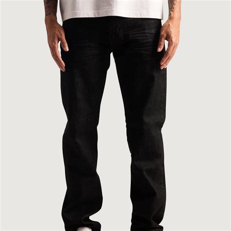 Metro Fusion Embellish Onyx Standard Denim Jean Mens Pants