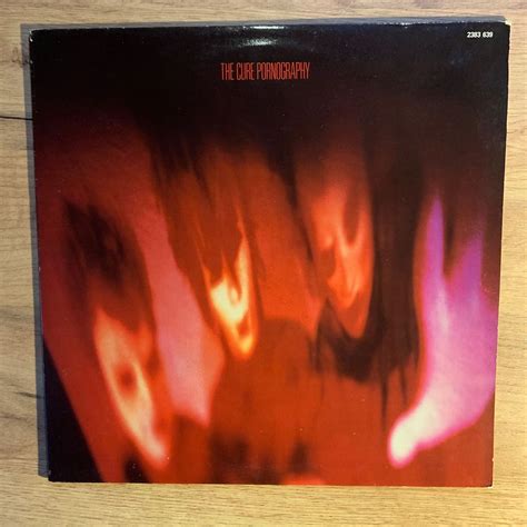 The Cure Pornography Og Fr 1982 Vg Vg Doccasion à Gals Pour