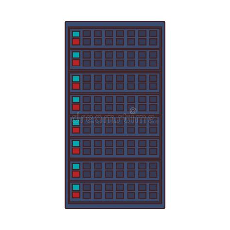 Server Tower Technology Stock Vector Illustration Of Computer 143572453