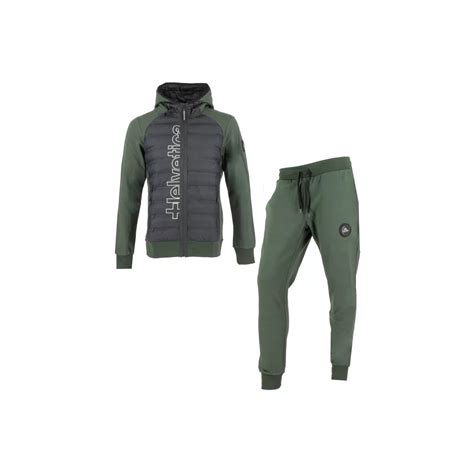 Helvetica New Vancover Kakinoir Vêtements Ensembles De Survêtement