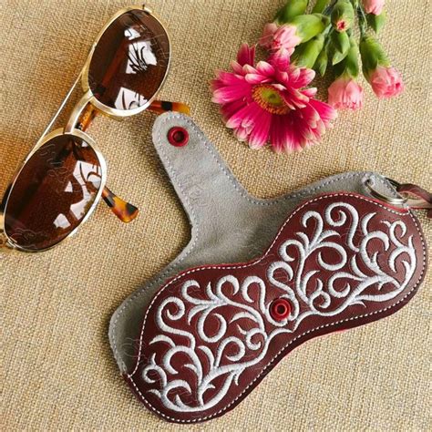 Glasses Case Ith Embroidery Design Set Embrighter