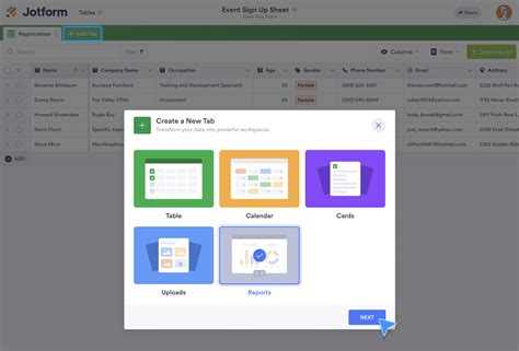 how users perfect their workflows using jotform tables