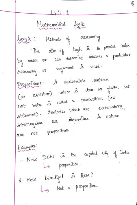Mathematical Logic Notes C 10 Ll V 3lqojon1• ~e Olm Ob