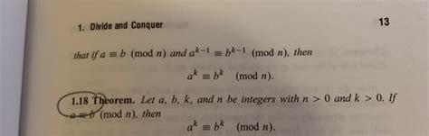 Solved Exercise Let A B And N Be Integers With N Chegg
