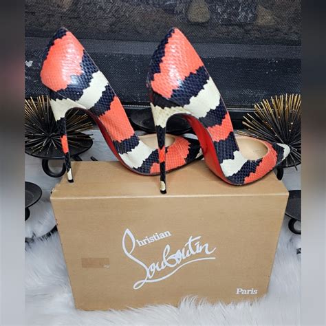 Christian Louboutin Python So Kate Pumps Gem