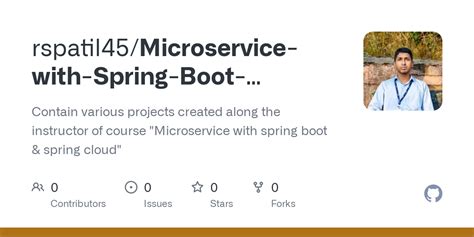 Github Rspatil45microservice With Spring Boot Spring Cloud Contain Various Projects Created