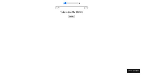 Date Codesandbox