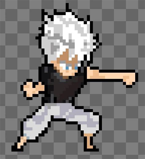 Gojo Satoru Sprite By Adklevrai On Deviantart