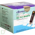 Тест-полоски еБсенсор (eBsensor) № 100 купить в Красноярске, цена на ...