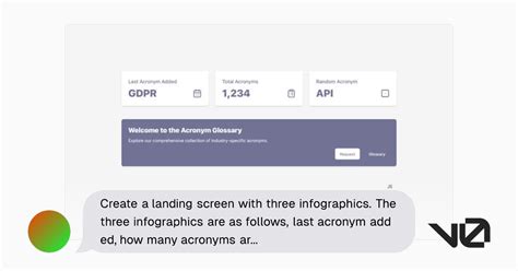 Create A Landing Screen With Three Infographics The Three Infographics