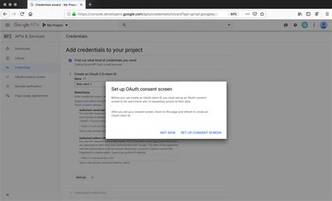 Google Gmail OAuth Setup And Filestack Integration