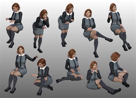 Fg College Dorm Poses Daz 3d