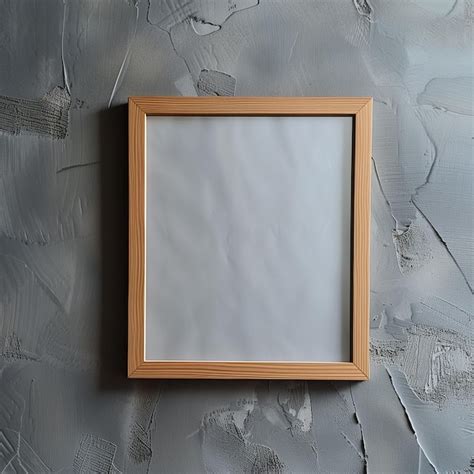 Premium Photo Simple Wooden Digital Art Frame Of 43 Aspect Ratio