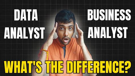 Data Analyst Vs Business Analyst What Are The Differences YouTube
