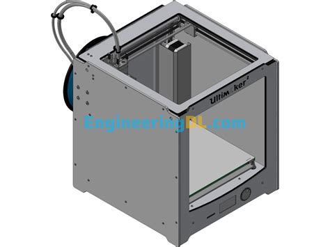 Full Set Of Ultimaker 2 3d Printer With Detail Drawing 260m Autocad Inventor 3d Exported