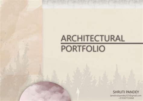 Architecture Internship Portfolio By D13shruti Pandey Issuu