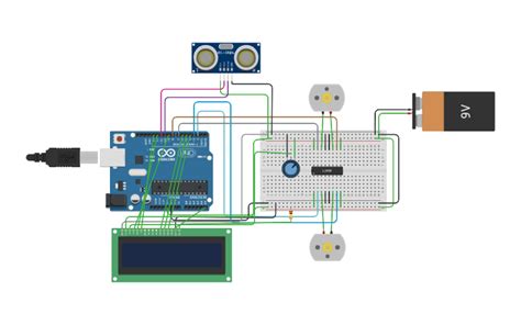 Circuit Design Motores Proyecto Tinkercad