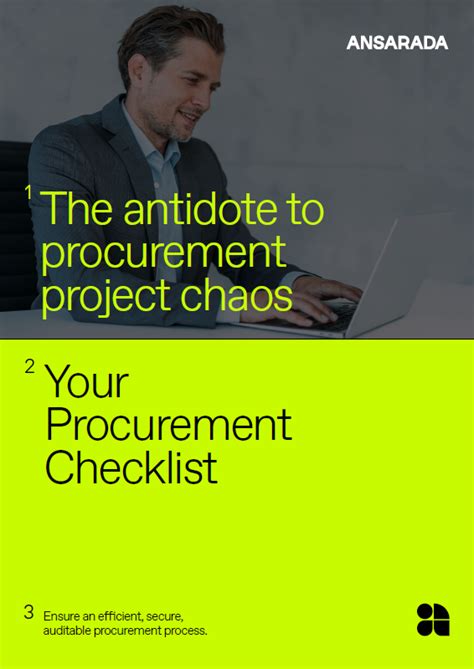 Your Procurement Checklist Prepresources