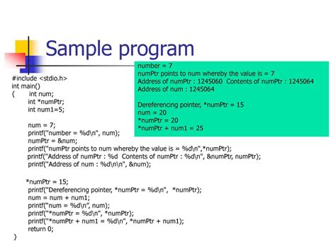 pointers ppt download