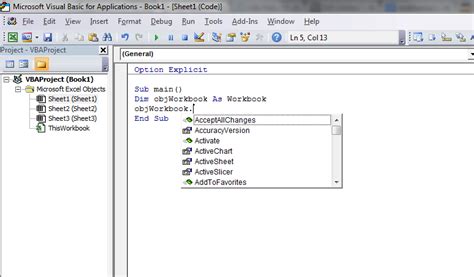 Vba Intellisense Not Working Vba And Vb Net Tutorials Education And Programming Services