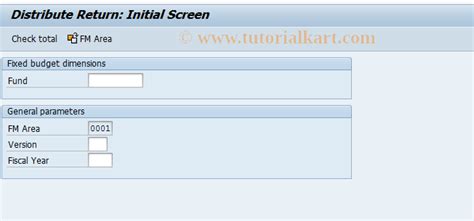 fr57 sap tcode distribute return transaction code