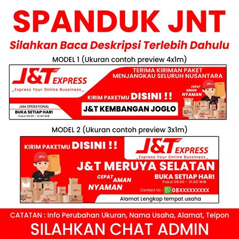Jual Spanduk Usaha Jnt Drop Point Spanduk Dan Banner Expedisi Jnt
