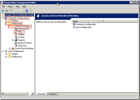 Pushing Security Configuration For Java Update Via GPO