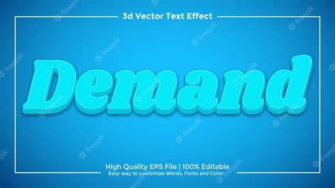 Premium Vector Fully Editable 3d Title Text Effect Eps Vector High Quality