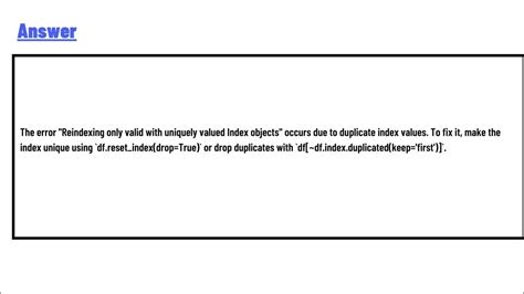 Concat Dataframe Reindexing Only Valid With Uniquely Valued Index